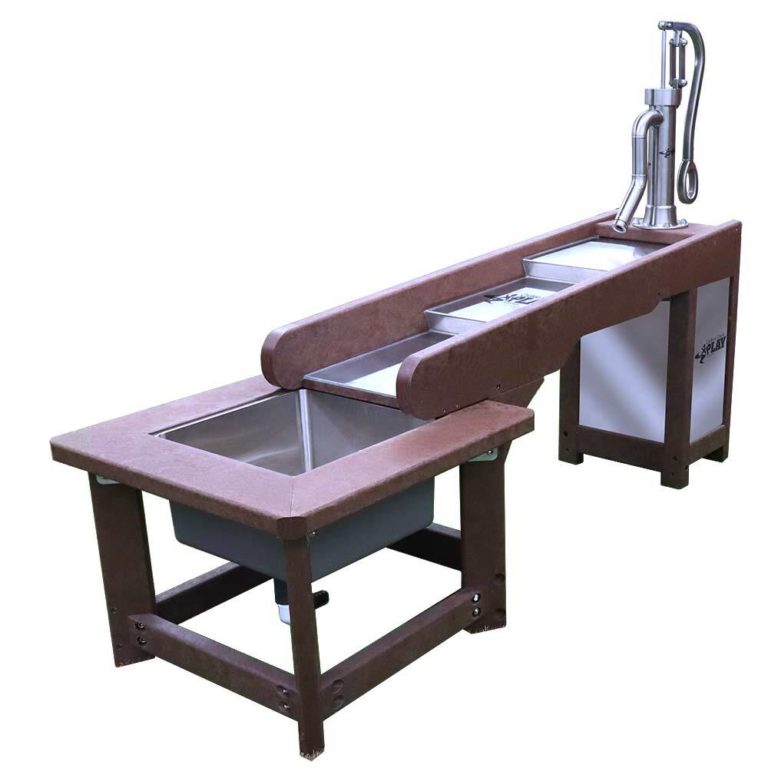 Waterfall Table & Basin Playground Pump System - Cadron Creek Play